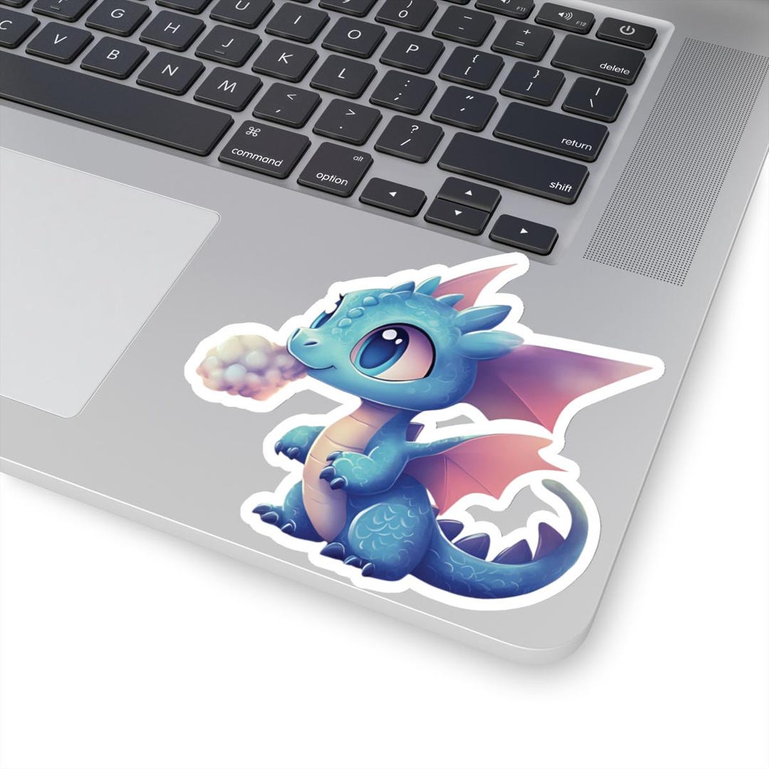 Baby Dragon Sticker, Fantasy Animal Decal - Etsy