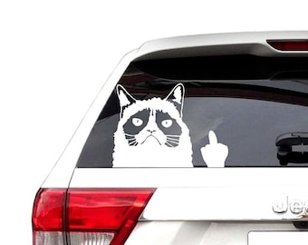 Grumpy Cat Decal | Etsy