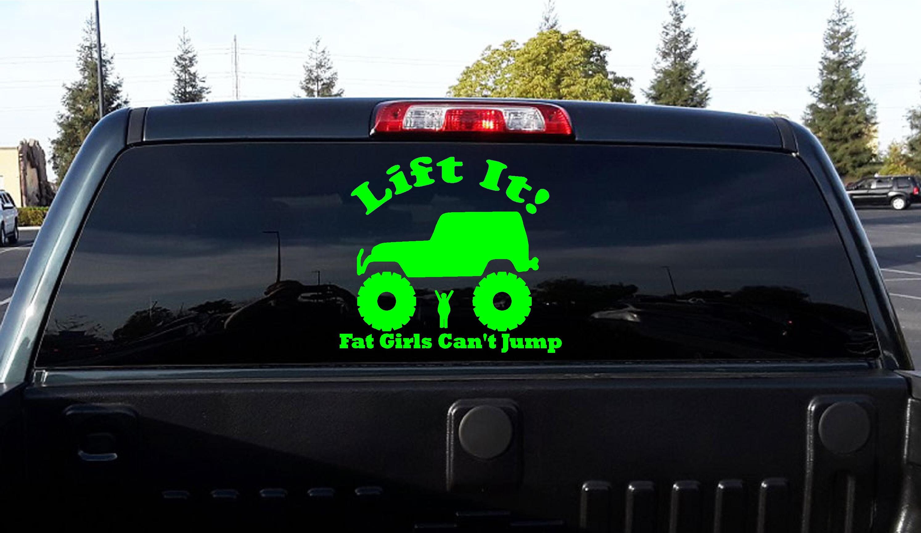 Bumper Stickers Real Women Can Lift Vinyl Decal Sticker Paper Stickers ...