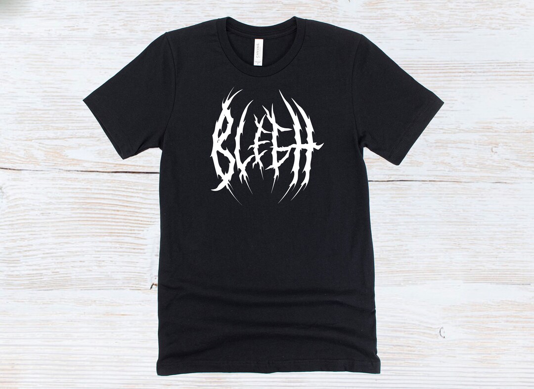 Blegh T Shirt Black White Grey Metal Rock Punk Emo - Etsy