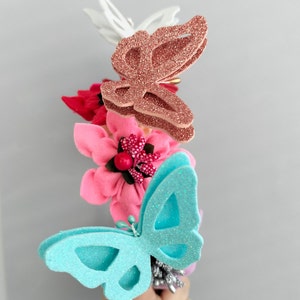 Crown With Butterfly Butterflies Headpiece Headband - Etsy