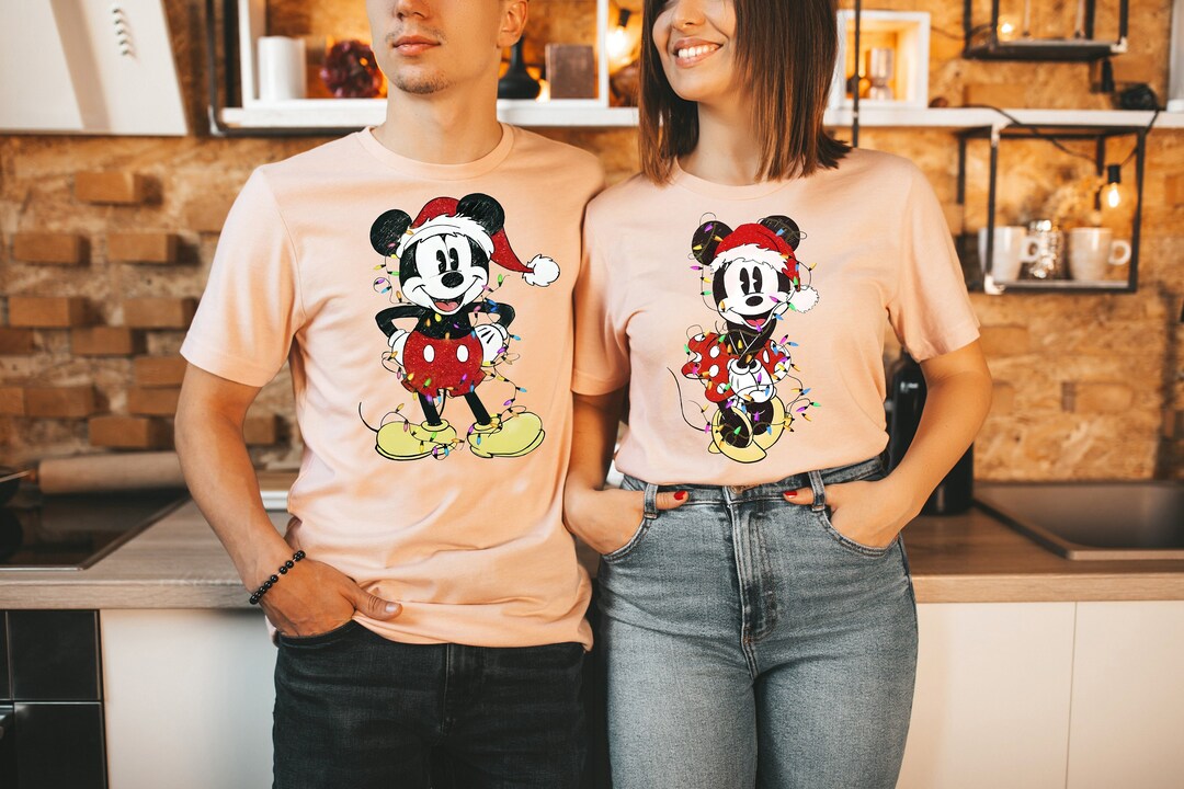 Disney Couples Mickey and Minnie Mouse Christmas Lights - Etsy