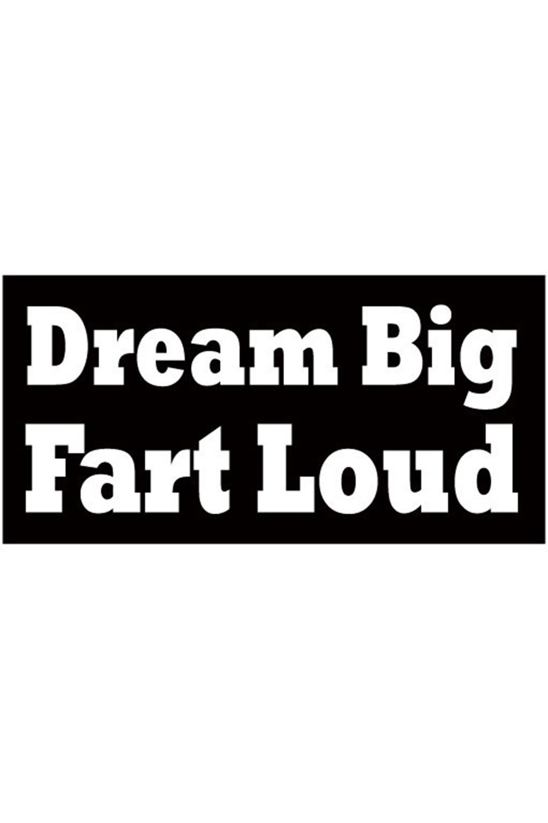 Dream Big Fart Loud Sticker Pack - Etsy