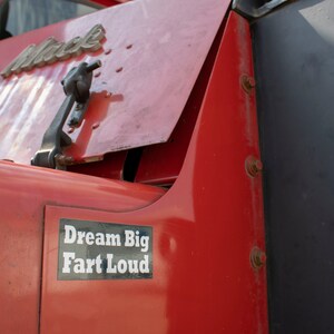 Dream Big Fart Loud Sticker Pack - Etsy