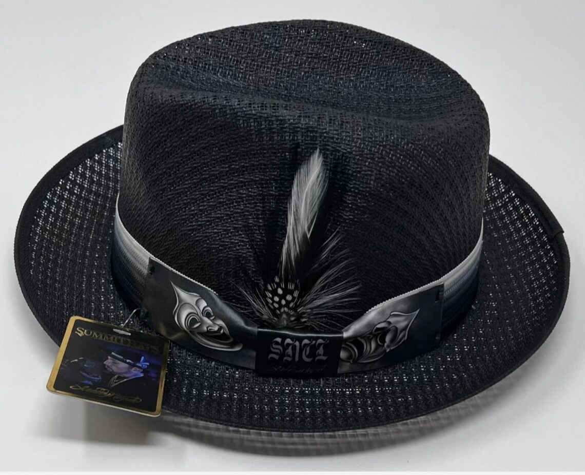 Freddy Negrete Black Lowrider Fedora - Etsy