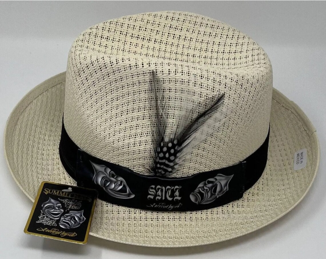 Freddy Negrete White Lowrider Fedora - Etsy