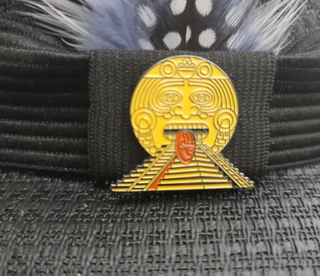 Aztec Sol Lapel Pin - Etsy