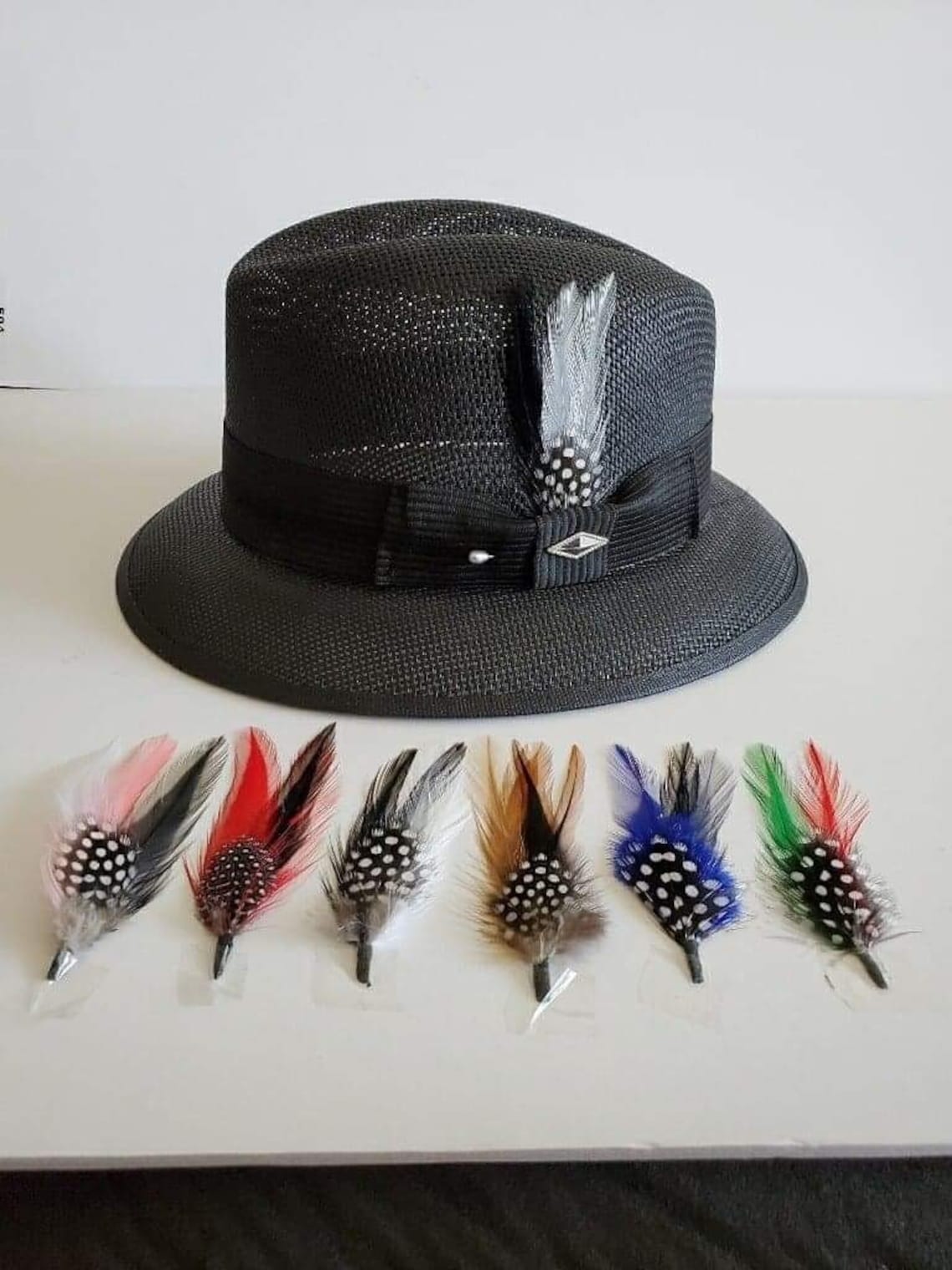 Black Fedora Lowrider Chicano Hat - Etsy