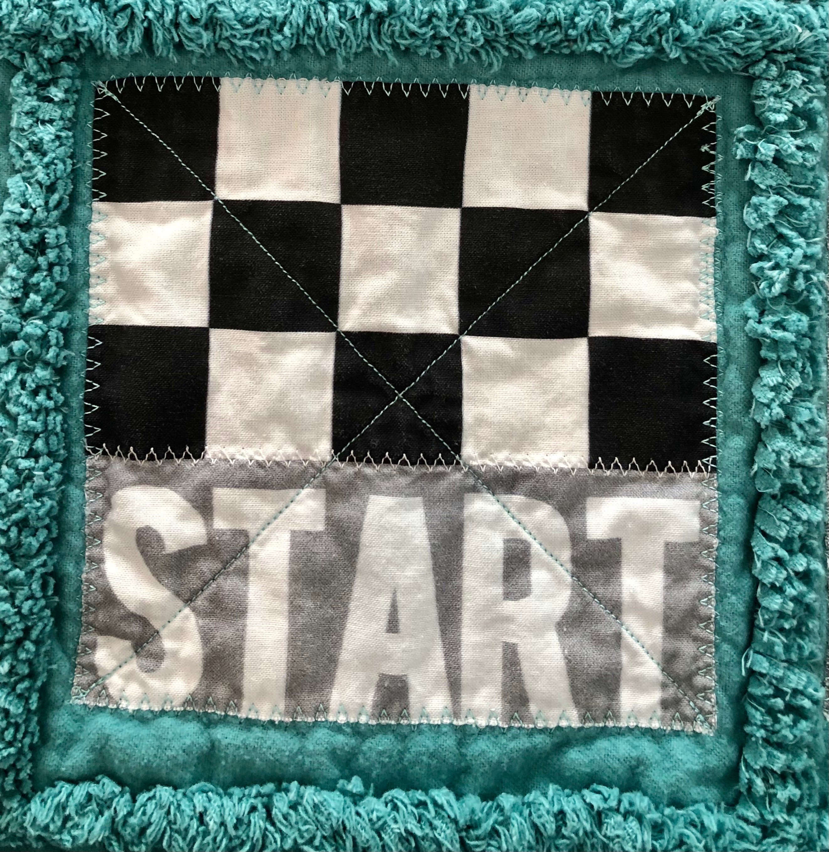 Racing Start to Finish Rag Quilt. Racers of Any Age Will Love This Rag ...