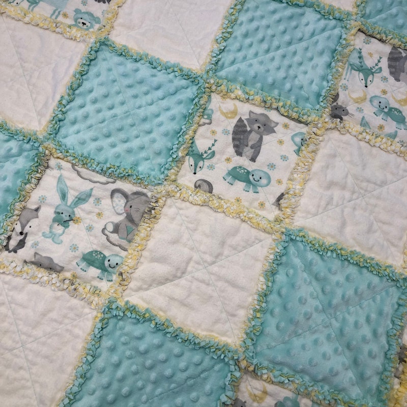 Animal Rag Quilt - Etsy