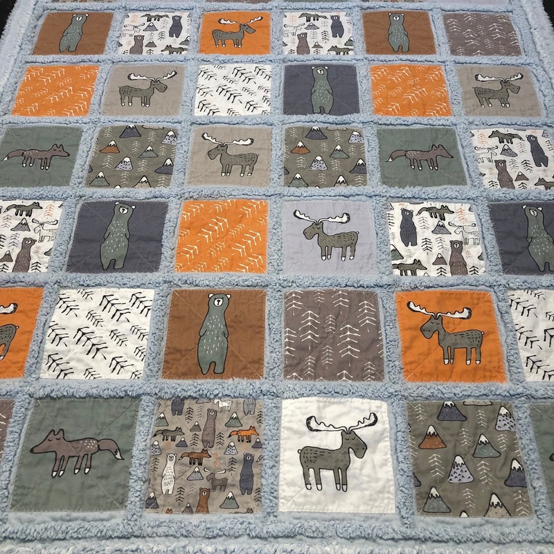 Animal Rag Quilt - Etsy
