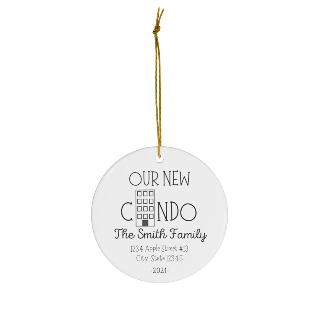 Our New Condo Ornament 30 Couples New Condo New Home Family Home ...