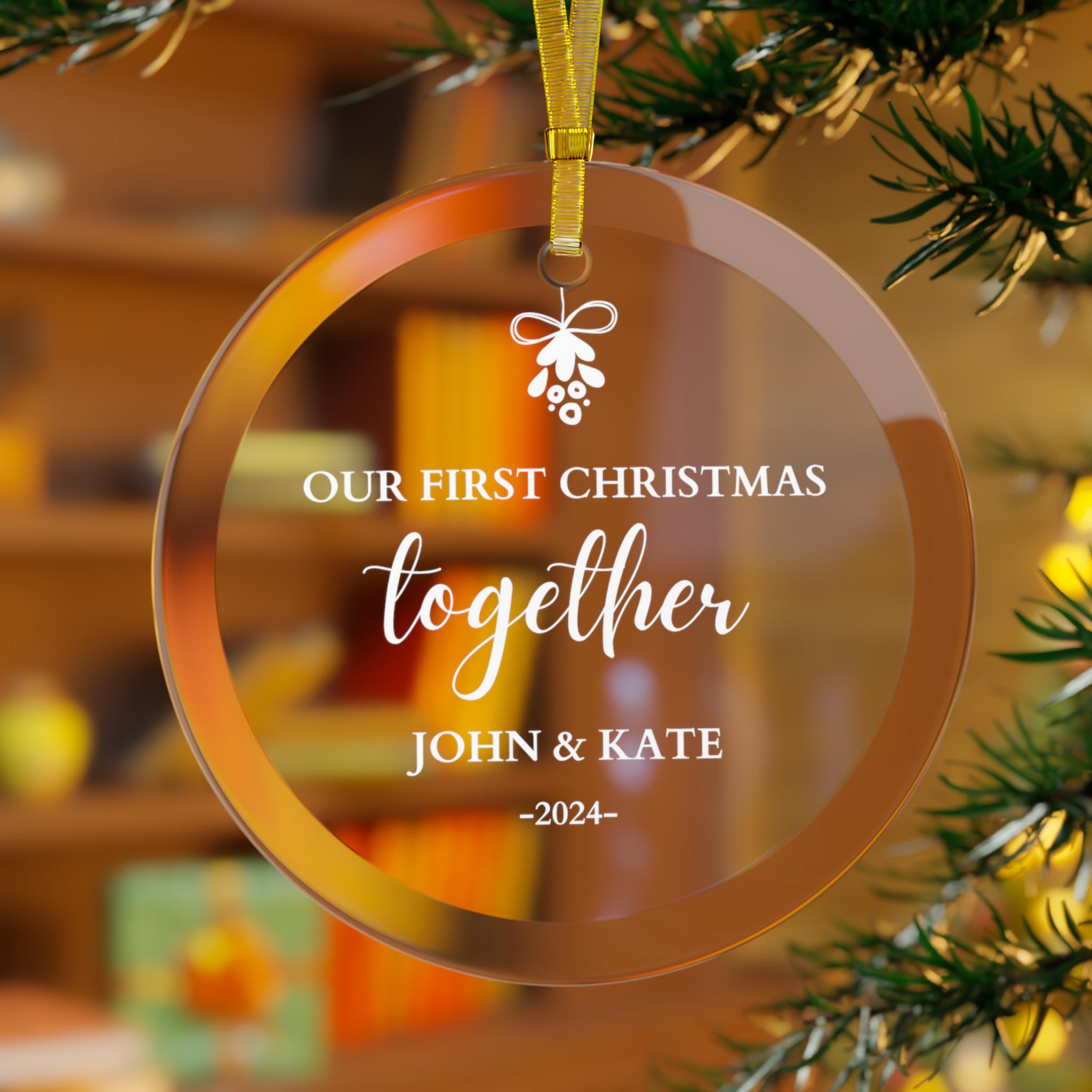 Personalized Our First Christmas Together Ornament | Christmas Ornament ...