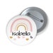 Custom Name Button 94 Kid Rainbow Name Button Name Tag Lunchbox Tag ...