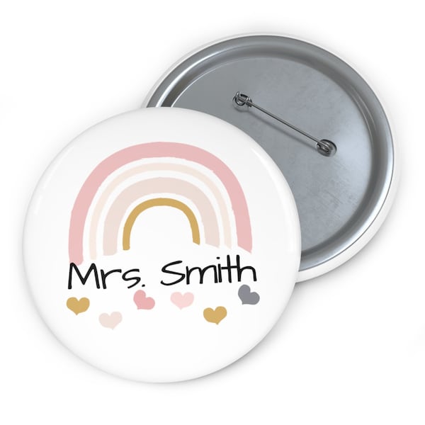 Teacher Button - Etsy