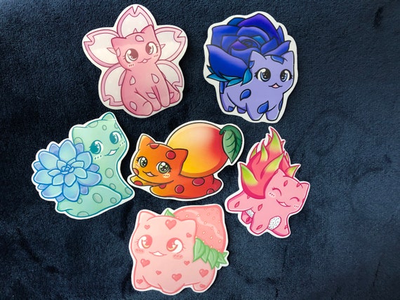 Bulbasaur Variant Vinyl Stickers - Etsy