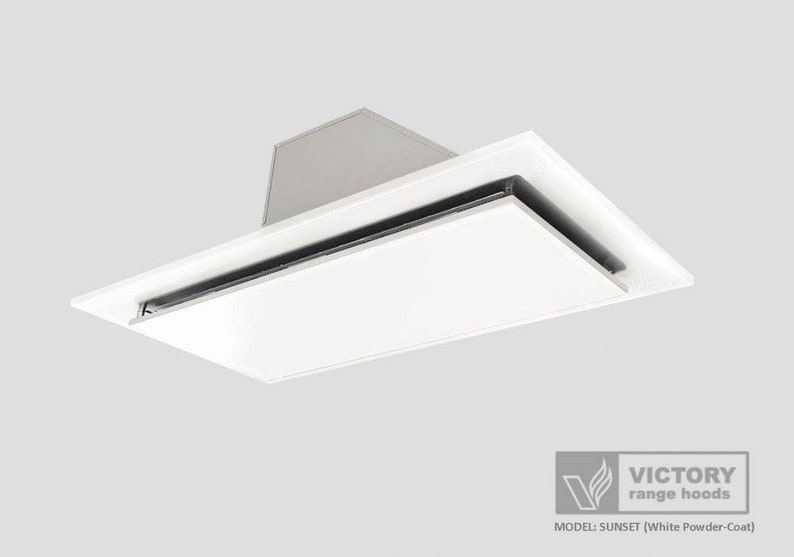 600 CFM White Flush Ceiling Mount Range Hood VICTORY Sunset - Etsy