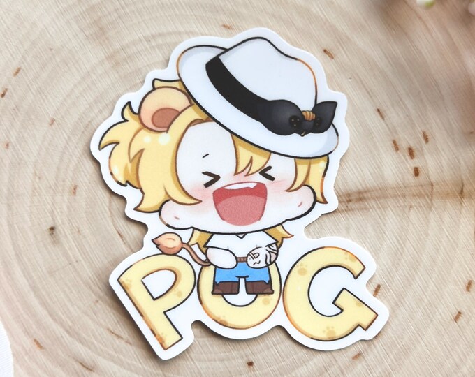 Luca Pog Vinyl Stickers | Matte Vtuber Laptop Decal | Journal | Bottle ...