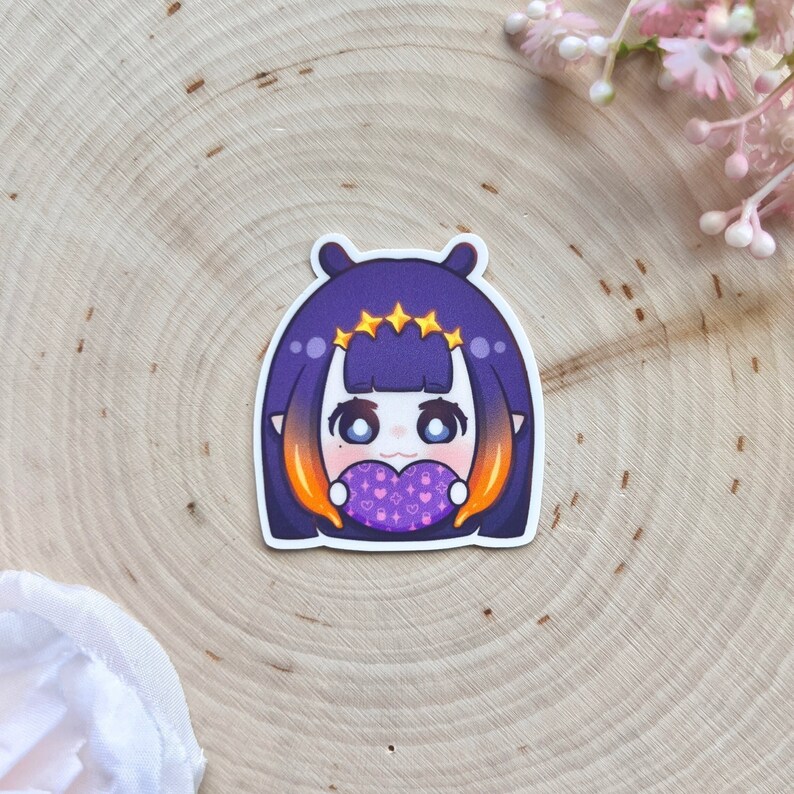 Ninomae Ina'nis Hololive Vinyl Stickers Matte Meme - Etsy