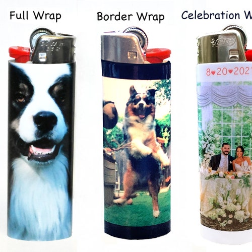 Photo Lighter Wrap ONLY Custom Lighter Personalized - Etsy