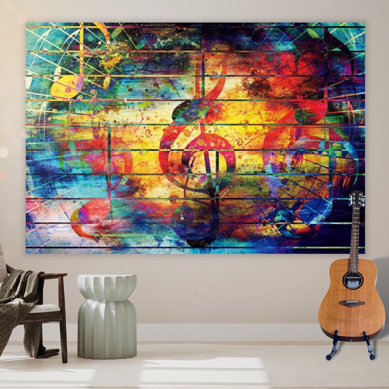 Guitar Tapestry - Etsy