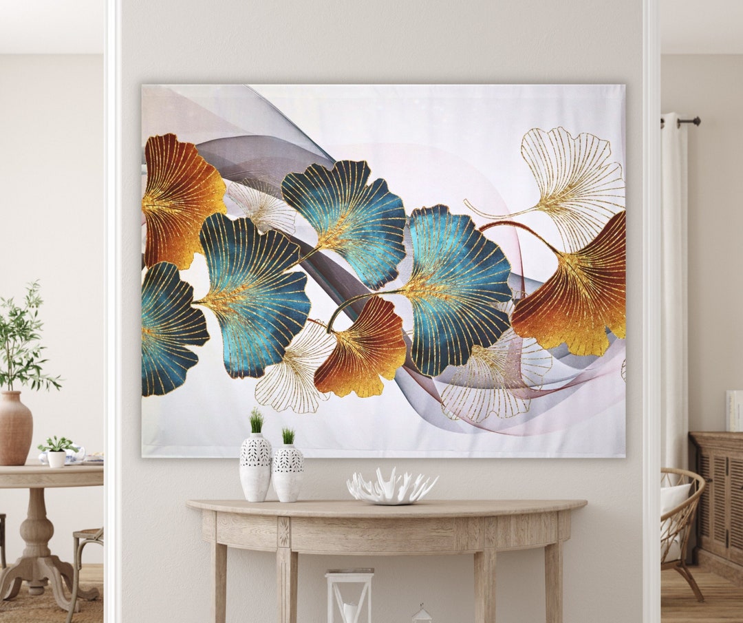 Kaisha LED Tapestry Wall Hanging Trendy Floral Backdrop Aesthetic Art ...