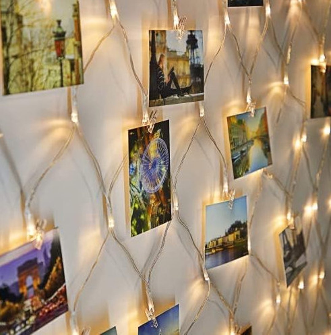 LED Net Lights for Window Curtains Backdrop Wedding Party Birthday ...