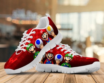Mario Custom Shoes | Etsy