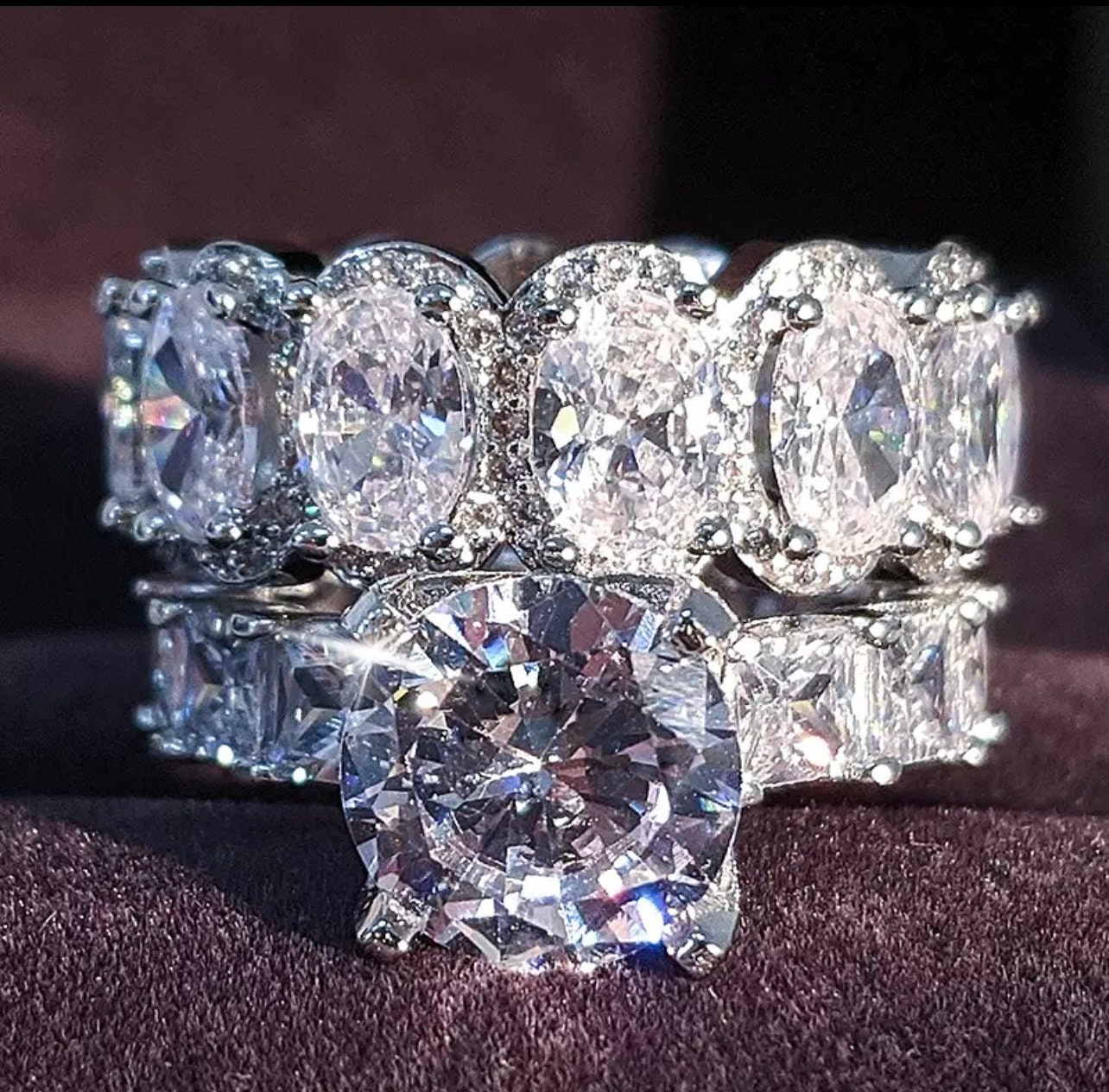 925 Sterling silver ring size P 8 | Etsy