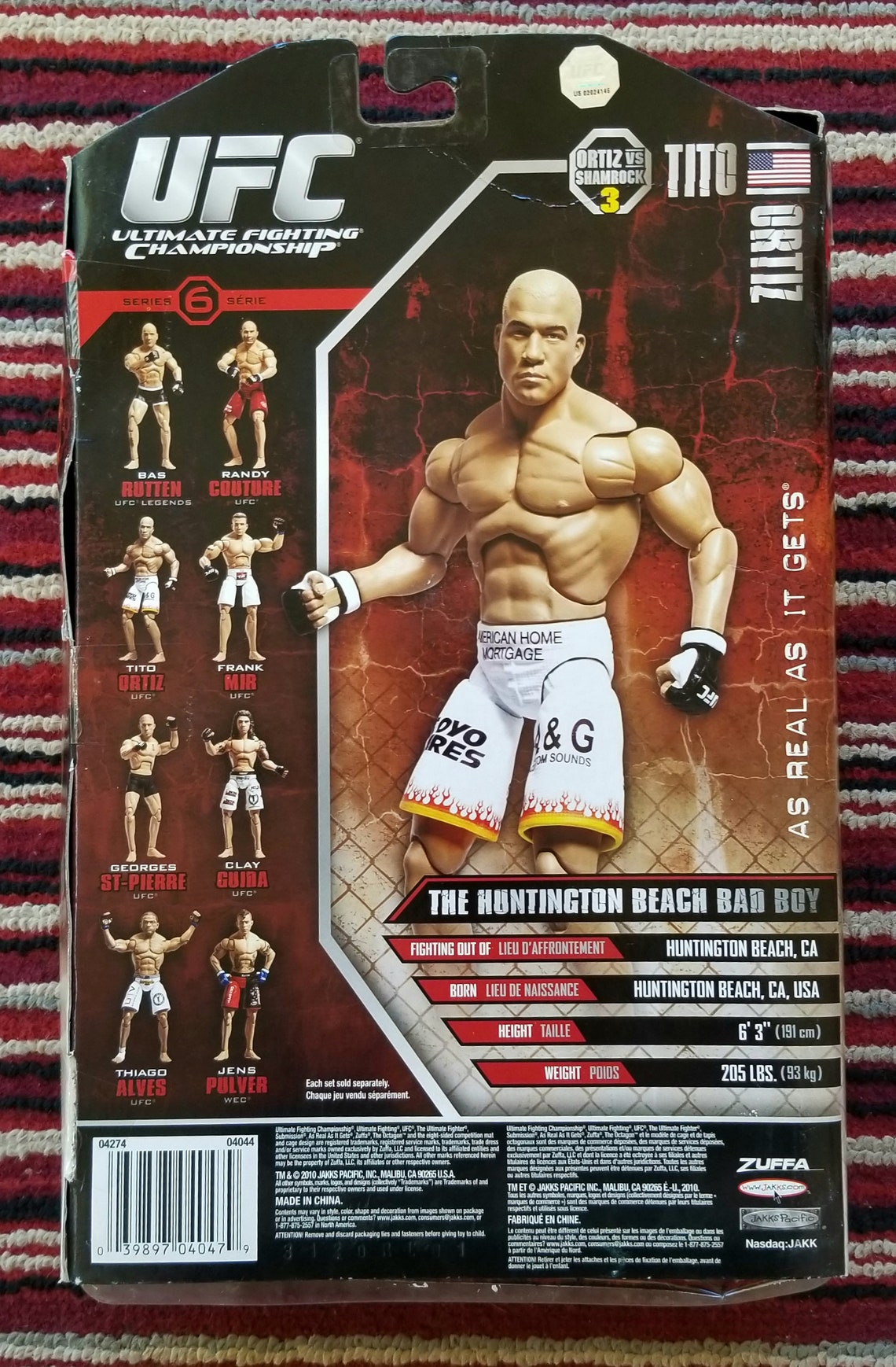Autographed Tony Ortiz UFC Action Figure 2010 - Etsy