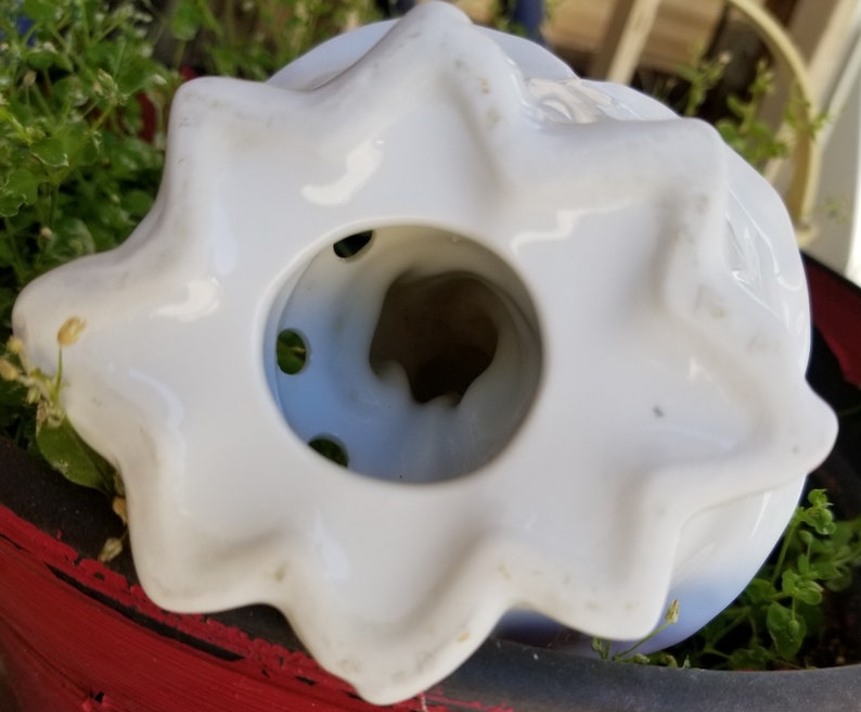 Vintage Art Nouveau Ceramic Nude Garden Nymph Flower Frog - Etsy