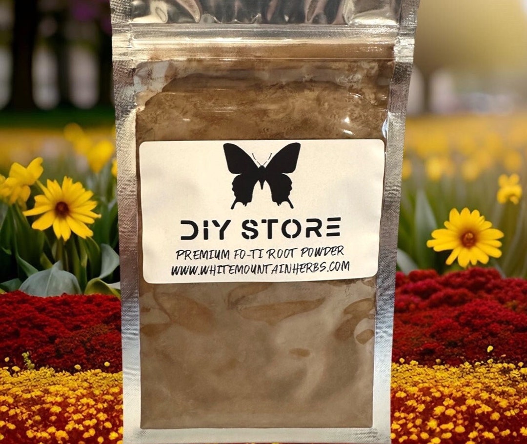 Fo-ti Wild Crafted Root Powder Tea ~ Ho Shou Wu ~ Polygonum Multiflorum ...