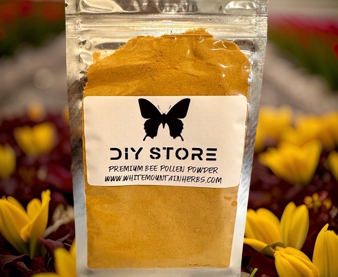 Bee Pollen Wild Crafted Raw Powder Premium All Natural - Etsy