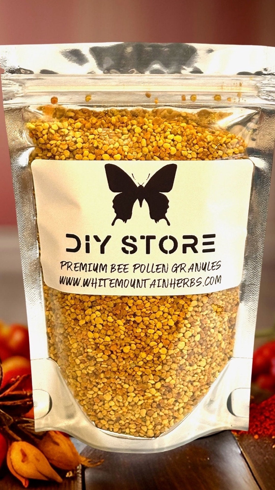 Bee Pollen Wild Crafted Raw Granules All Natural Edible - Etsy