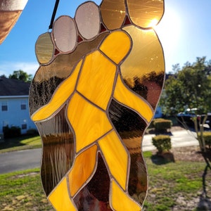 Stained Glass Pattern: "big Foot" PDF, Digital Download - Etsy