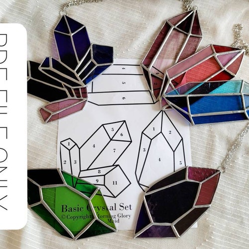 Northern Lights Stained Glass Pattern PDF Digital File - Etsy