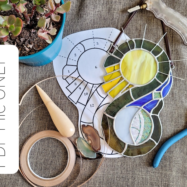 Stained Glass Sky Pattern - Etsy