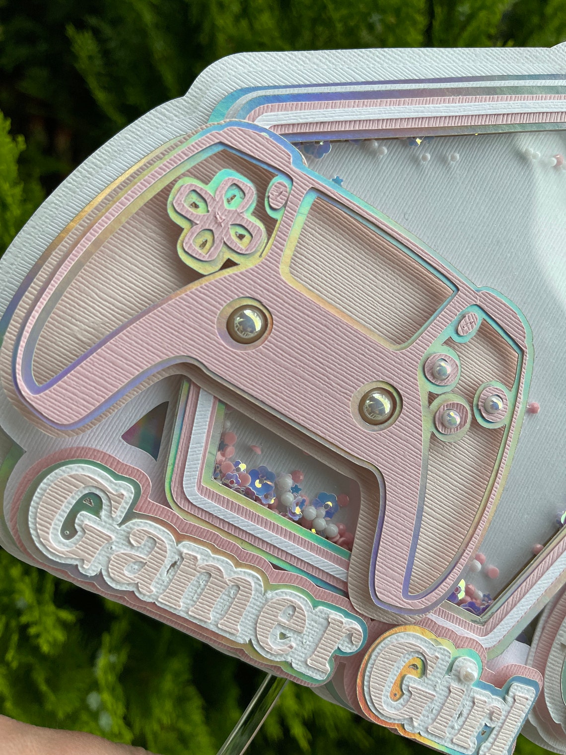 Gamer Cake Topper/ Cake Topper Shaker Gamer Birthday Game | Etsy