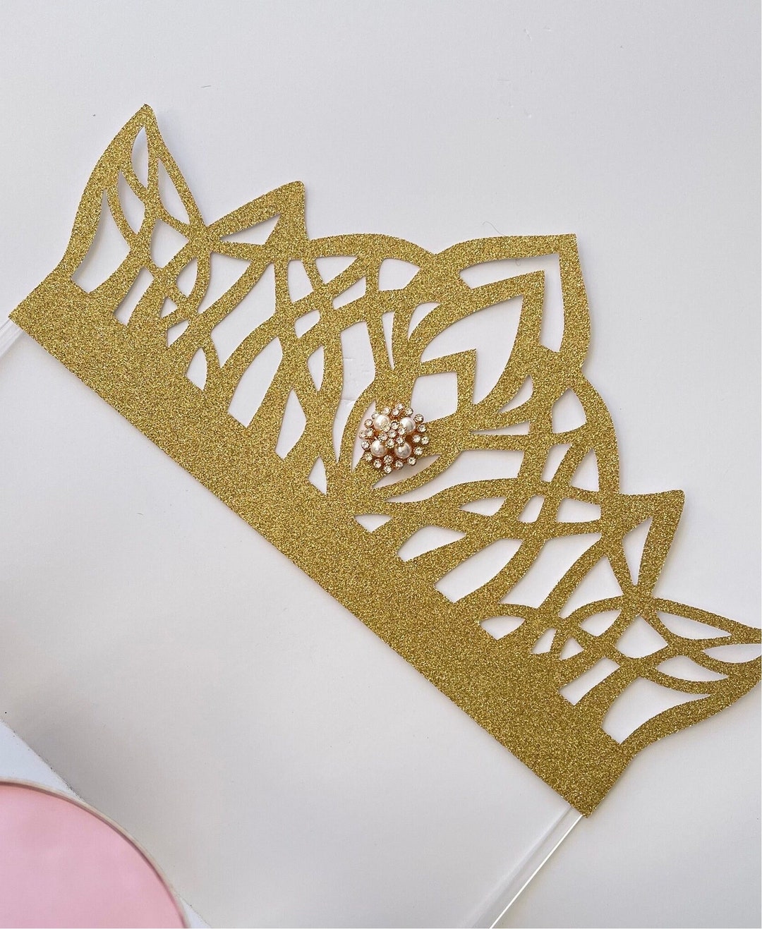 Royal Queen Crown Cake Topper, Princess Crown Cake Topper, Birthday ...