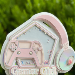 Gamer Cake Topper/ Cake Topper Shaker, Gamer Birthday, Game Control ...