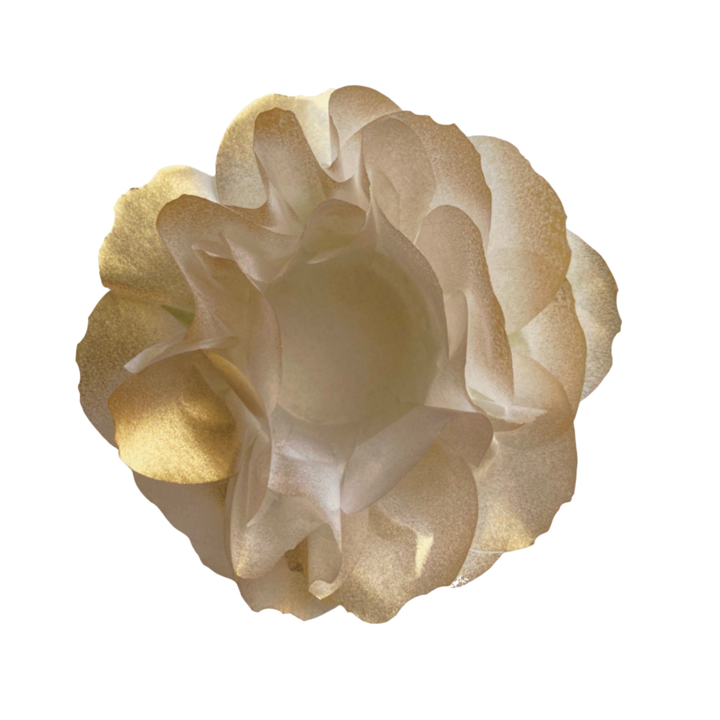 Peony Elegant Gold Wedding Flowers Wrapper for Holding Chocolate ...