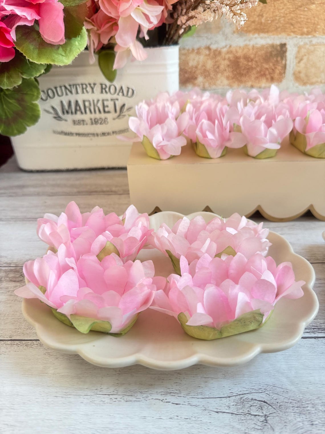 Camafeo Chocolate Pink Flowers Wrapper for Holding Chocolate - Etsy