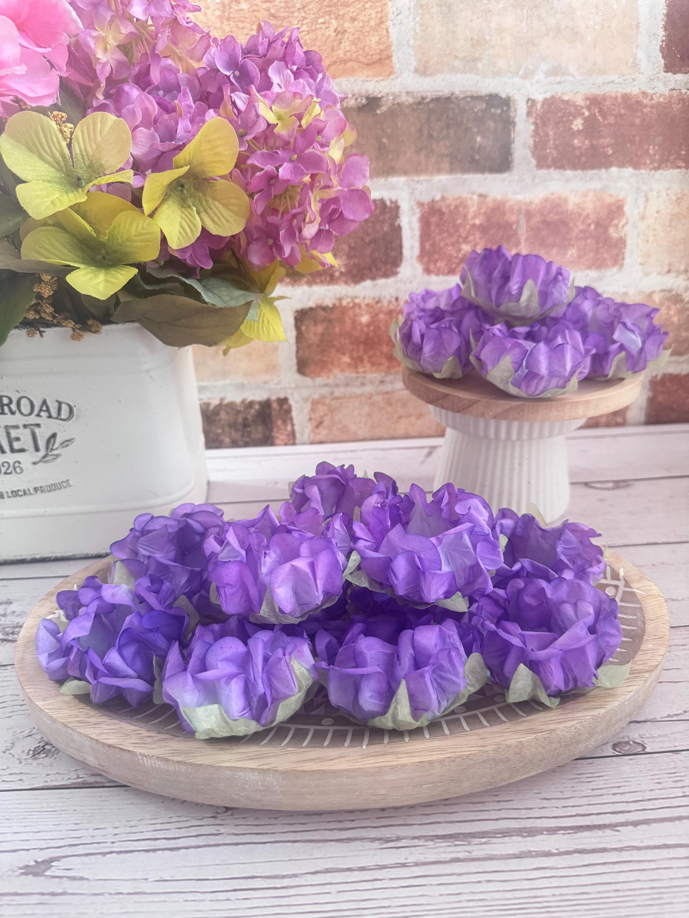 Gerbera Violet Flowers Wrappers Truffle for Holding Chocolate, Favor ...