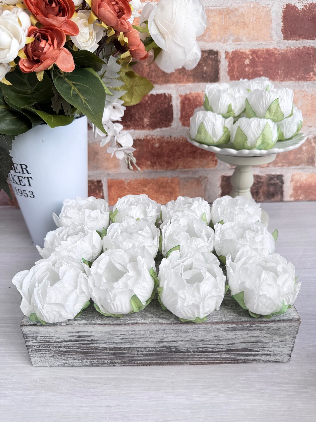 White Paper Flower Wrapper: Chocolate Truffle Wedding Favors - Etsy