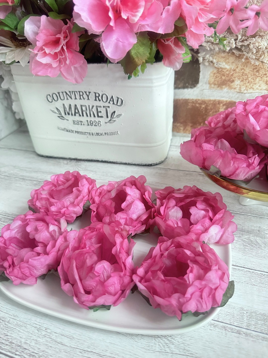 Large Peony Wedding Fuchsia Flower Wrapper for Holding Chocolate ...