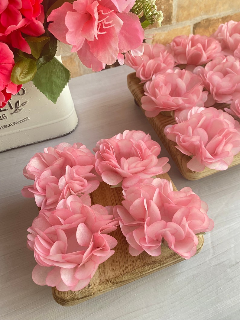 Margarita Blush Pink Flowers Wrapper for Holding Chocolate Decorations ...