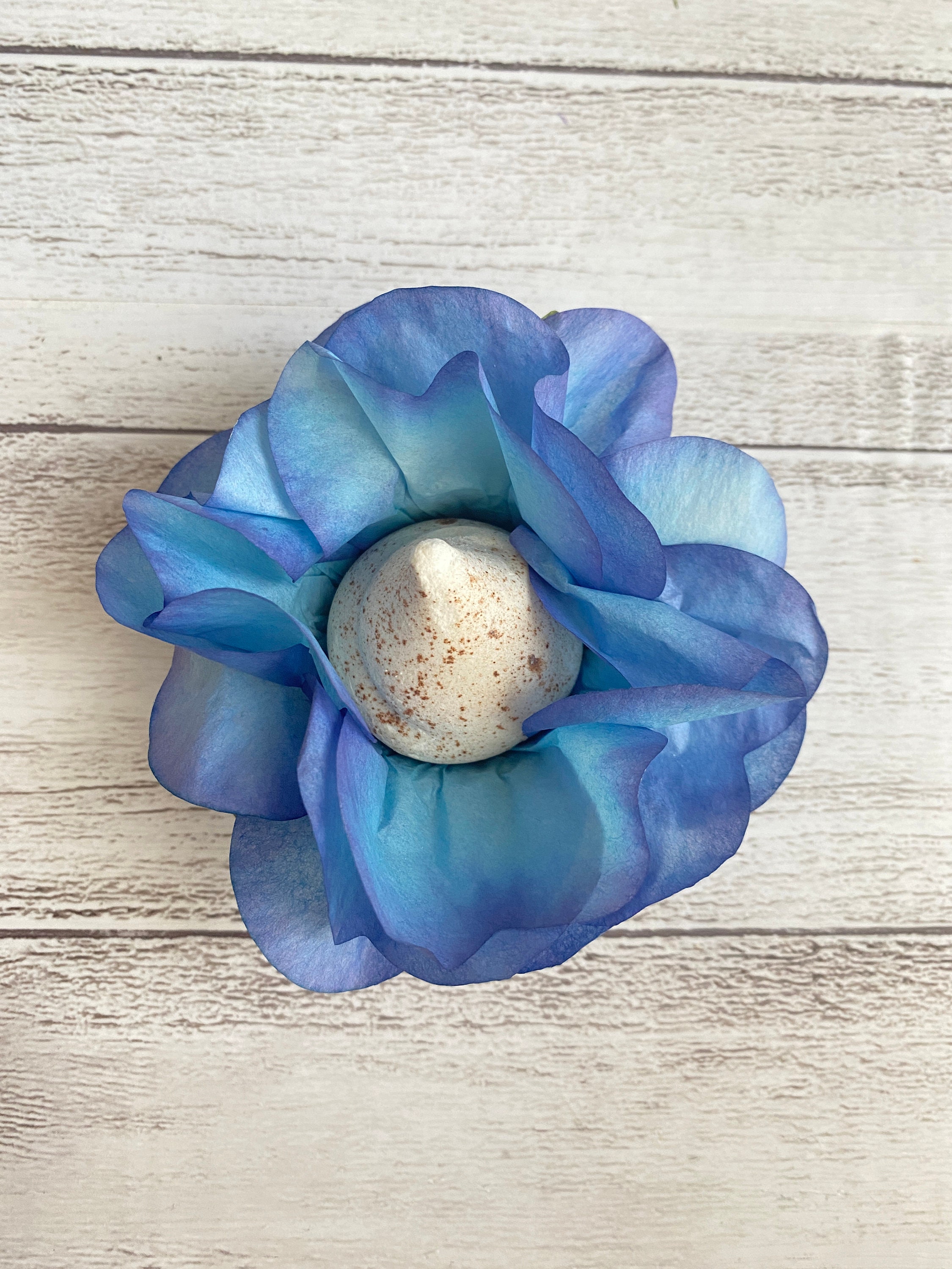 Slate Blue Floral Truffle Wrappers: Wedding Centerpiece Decorations - Etsy