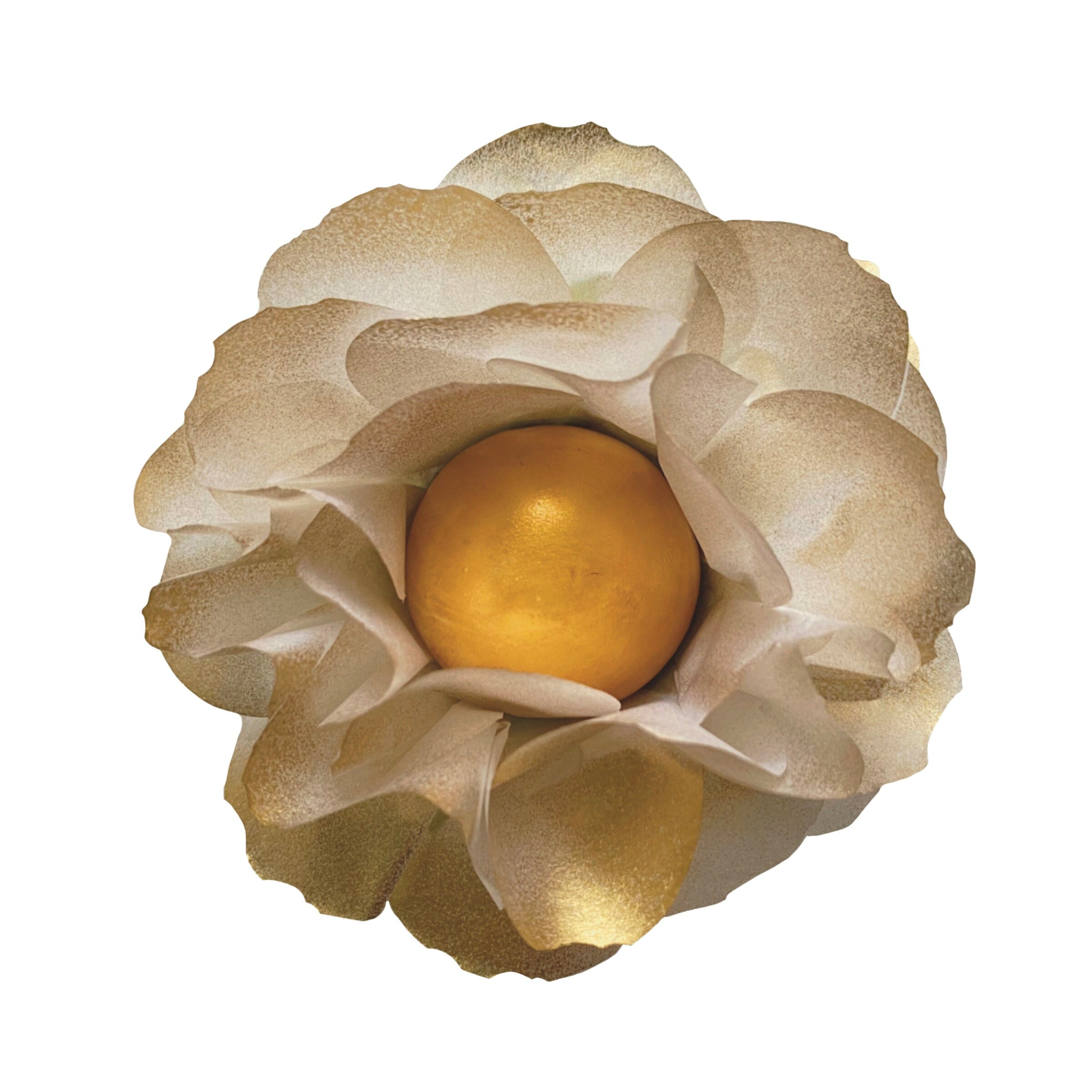 Peony Elegant Gold Wedding Flowers Wrapper for Holding Chocolate ...