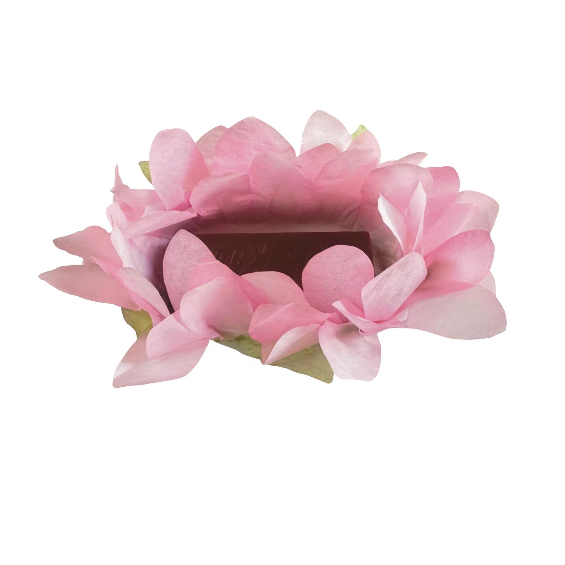 Camafeo Chocolate Pink Flowers Wrapper for Holding Chocolate - Etsy