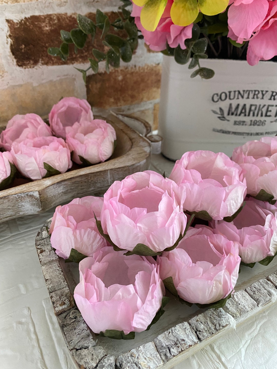 Wedding Pink Roses Wrapper for Holding Chocolate Decorations - Etsy